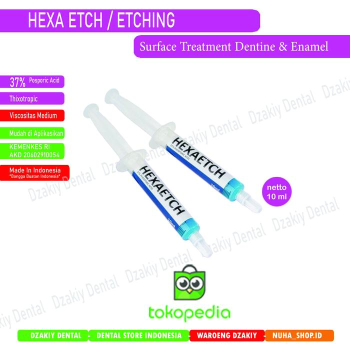 Jual Etching Gel Etch Etsa Etcha Hexa Etch 37% Phosporic Acid netto 10 ...