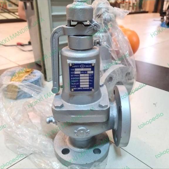 Jual safety valve 317 flange 4" inch jis 10k lever handle - Jakarta ...