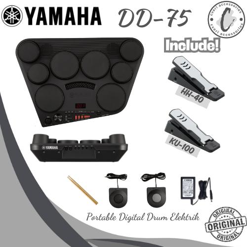 Jual Yamaha DD75 Portable Digital Drum Elektrik Original DD-75 Drum Pad ...