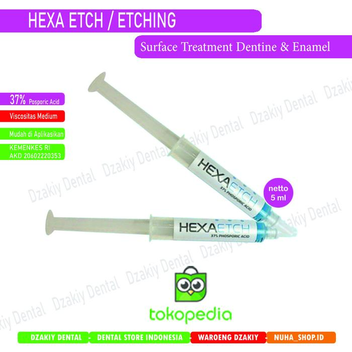 Promo Dental Etching Gel Etch Etsa Etcha Hexa Etch 37% Phosporic Acid netto 5ml - Kota Bekasi ...