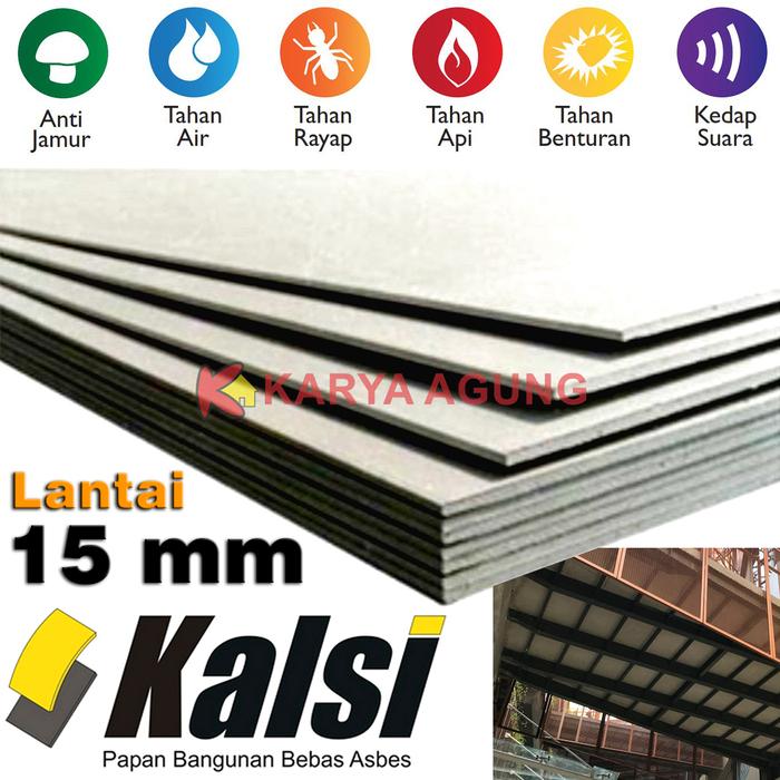 Jual KALSIFloor 15mm / Papan KALSI Board Floor Lantai 15 mm (1220 x ...