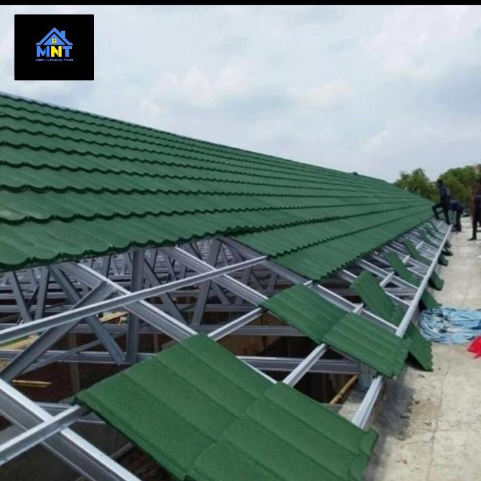 Jual atap genteng metal pasir rangka baja ringan - Jakarta Barat ...