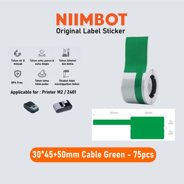 Jual Label Stiker Cable Kabel NIIMBOT M2 Z401 LAN Jaringan Fiber Optik ...
