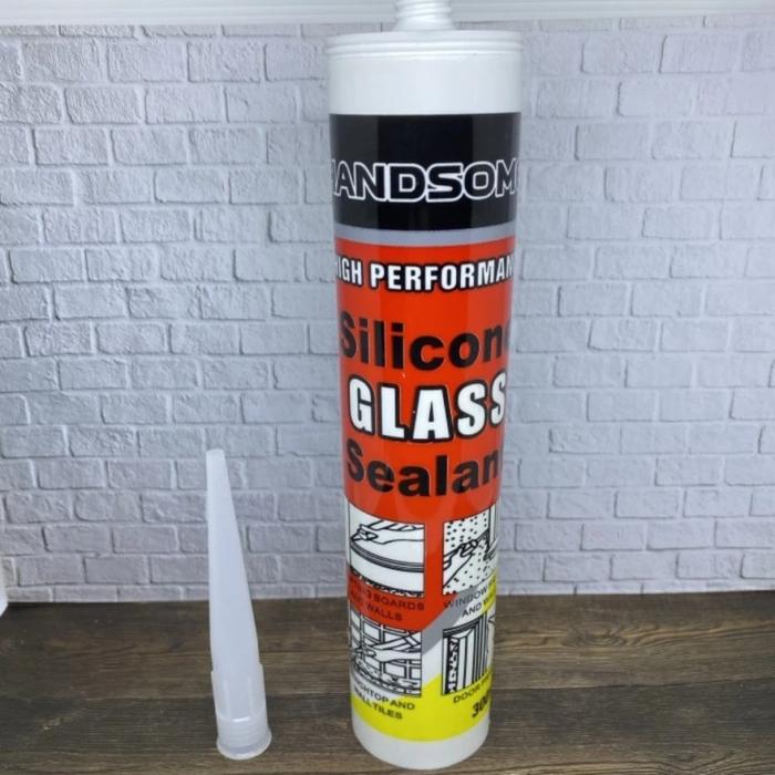 Jual Lsm Silicone Glass /Lem Sealant Botol / Lem Kaca / Silent - Putih - Kota Tangerang ...