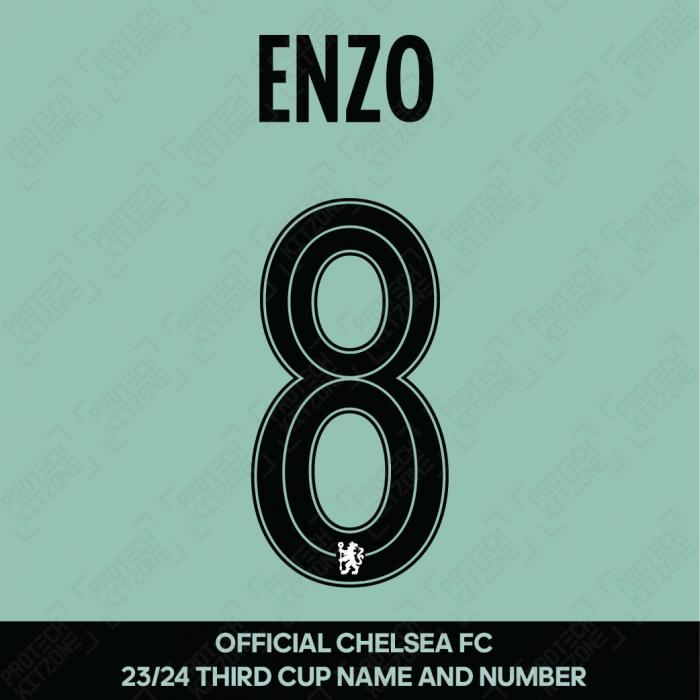 Jual Nameset Original Chelsea 2023-2024 Third Enzo Fernandez #8 - Kab ...