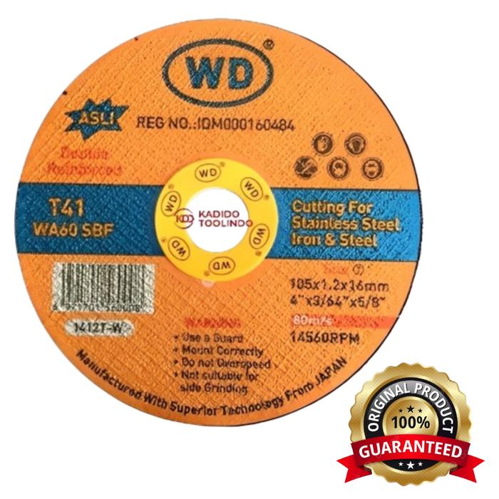 Jual Batu Potong WD ukuran 4 inch cutting wheel thin - Kab. Sidoarjo ...