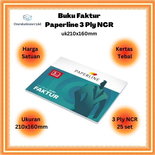 Jual Kertas Buku Faktur / Nota Paperline Besar Uk 160 x 210mm 3 Ply ...
