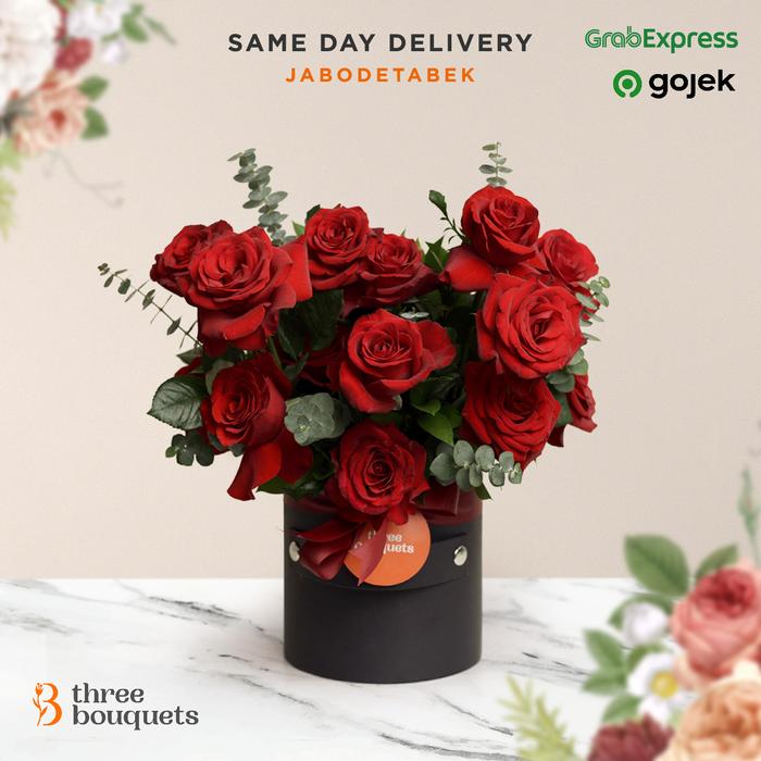 Promo Three Bouquets Bloom Box Nova / Fresh Flower Bloom Box / Flower ...