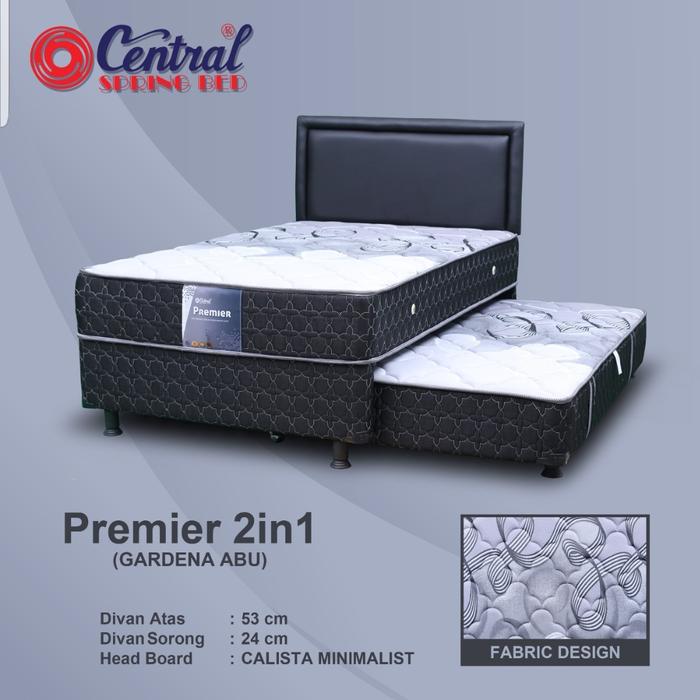 Jual Central premier 2 in 1 lengkap kasur spring bed twin sorong 120 x 200 - Kota Surabaya ...