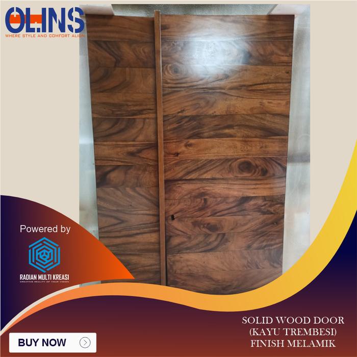 Jual Pintu Solid Trembesi Fin Melamic/ Daun Pintu Solid Jepara - Kota ...