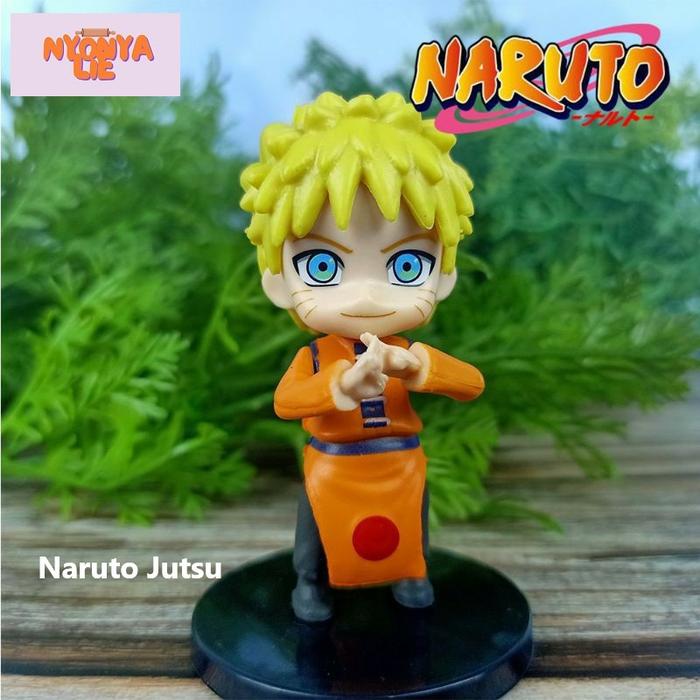 Jual CCA81 Topper Miniatur Anime NARUTO CHIBI Kakashi Gara Shikamaru ...