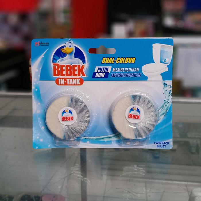 Jual Bebek In Tank In-Tank Bluey Twinpack Dual Colour Putih Biru Toilet ...
