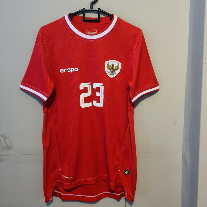 Jual Nathan Tjoe A On #23 Timnas Indonesia Home Jersey 2024 Erspo ...