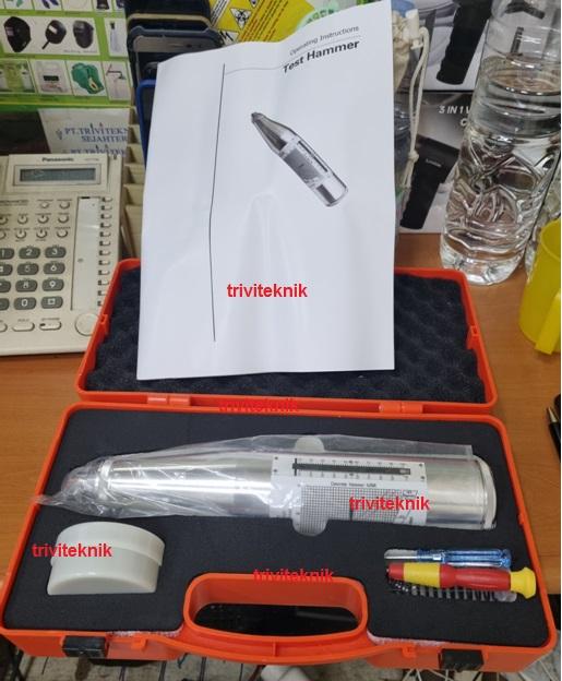 Jual hammer tester concrete test rebound ZC3-A ht225 persamaan schmidt ...