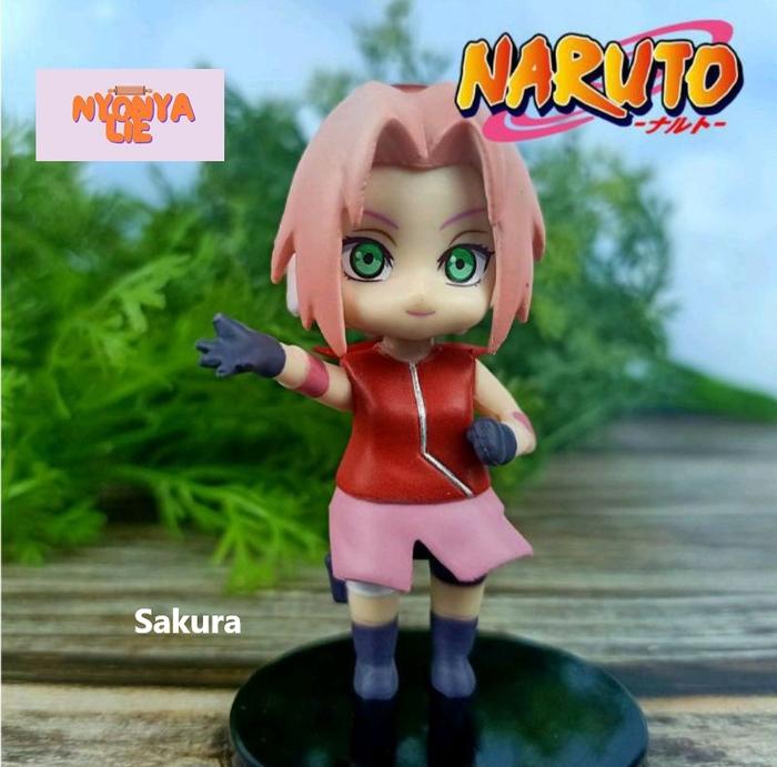 Jual CCA81 Topper Miniatur Anime NARUTO CHIBI Kakashi Gara Shikamaru ...
