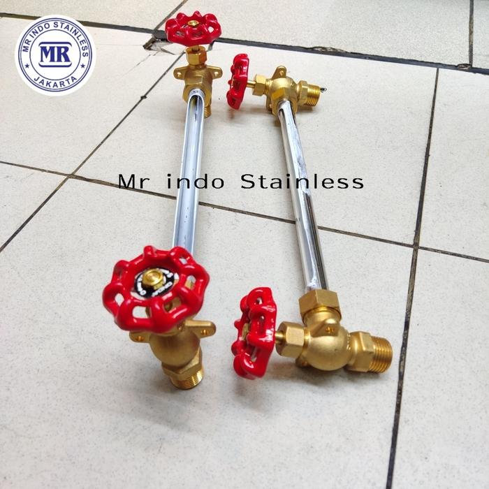 Jual Level Gauge - Water Gauge 1/2" Inch X 100cm - SightGlass Custom ...