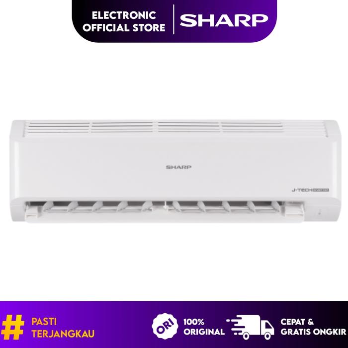 Promo Ac Sharp 1/2 PK Ah-x6bey Split J-tech Inverter Garuda Series Low Watt | Air Conditioner 1 ...