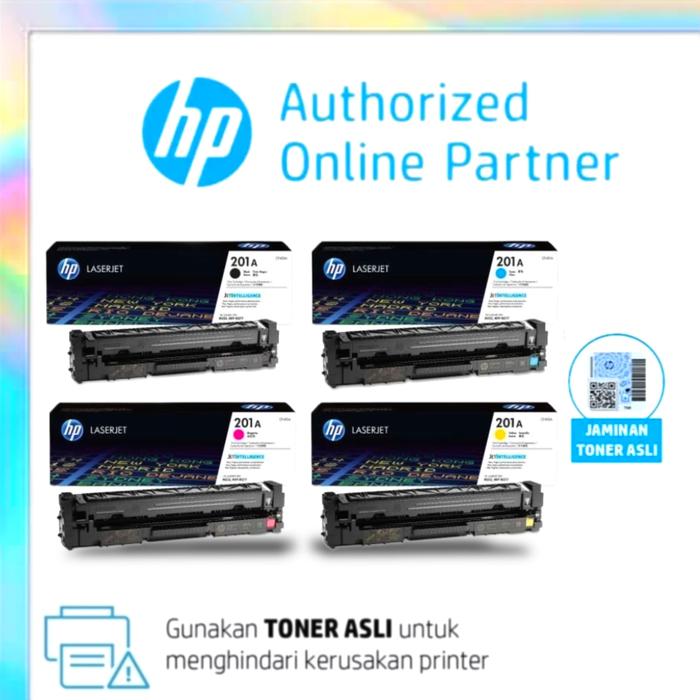 Jual Toner Hp 201A - 1Set Black Color Original Laser Cartridge ...