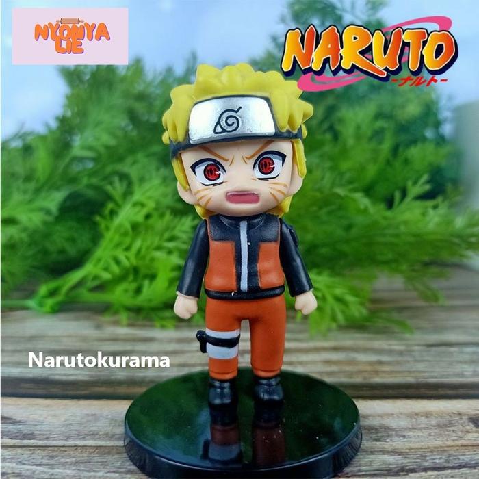 Jual CCA81 Topper Miniatur Anime NARUTO CHIBI Kakashi Gara Shikamaru ...