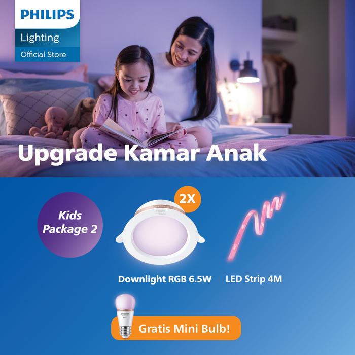Promo Philips Lampu Downlight Smart WiFi LED Kids Pack 2 Cicil 0% 3x - Jakarta Utara - Philips ...