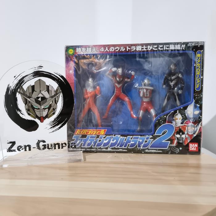 Jual Hyper Detail Fighting Ultraman 2 HDM Gaia Dark Tiga Seven Box Set ...