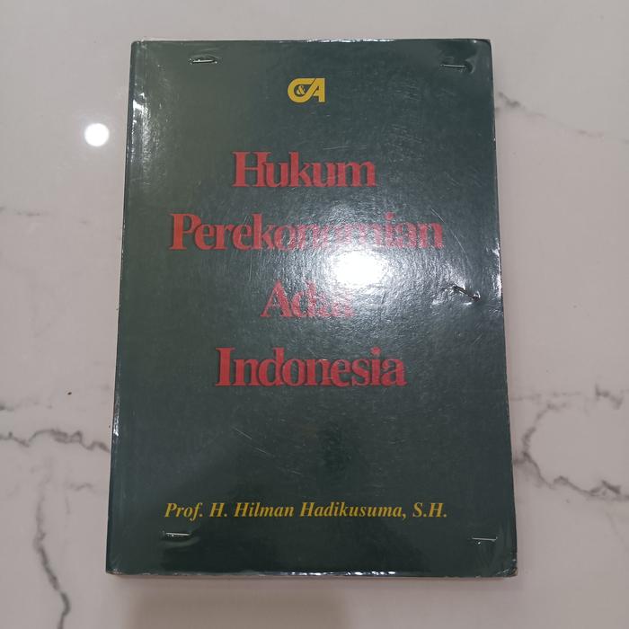 Jual BUKU HUKUM PEREKONOMIAN ADAT INDONESIA BY HILMAN HADIKUSUMA - Jakarta Utara - BUKU KARYA ...