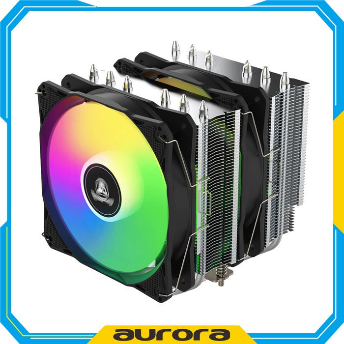 Jual Segotep Cambrian U6 Black ARGB Dual Fan Twin Tower HSF A-RGB Kipas ...