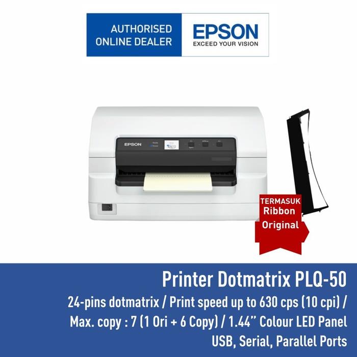 Jual Printer EPSON Dotmatrix Passbook PLQ-50 PLQ50 PLQ 50 Garansi resmi - Jakarta Pusat - Cancer ...
