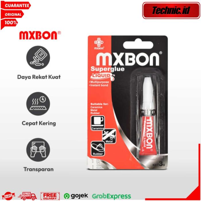 Jual Mxbon 3 Ml Lem Super Liquid Dapat Digunakan Untuk Bahan Keramik ...