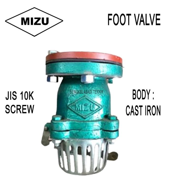 Jual MIZU FOOT VALVE DN150 (6") JIS 10K FLANGE - CAST IRON - Jakarta ...