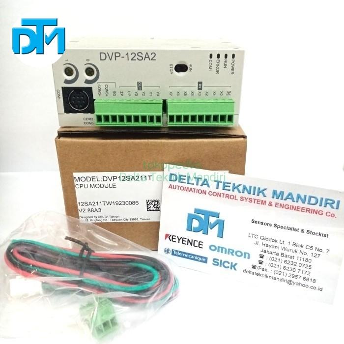 Jual dvp12sa211t plc delta 8di/4do transistor output - Jakarta Barat - Delta Teknik Mandiri ...