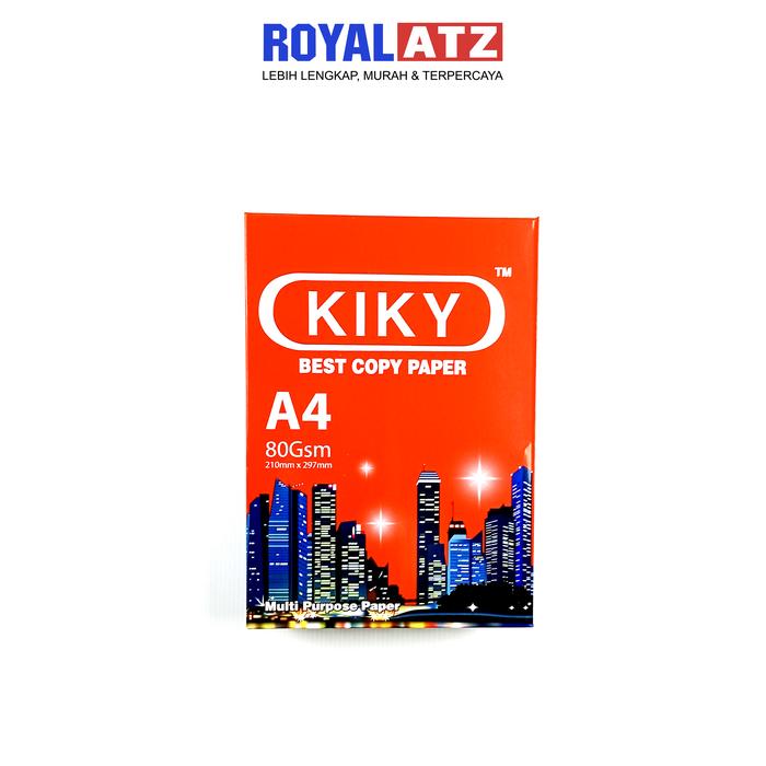 Jual Kertas Print / Kertas Fotocopy Hvs Ukuran A4 80 Gram Kiky /Rim ...