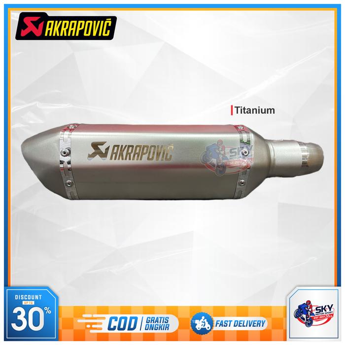 Jual Slencer Knalpot Akrapovic Carbon Titanium 51mm Import Original ...