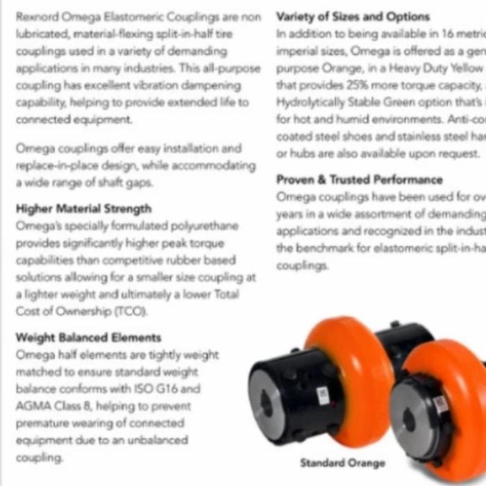 Jual REX OMEGA 40 RUBBER COUPLING ELEMENT REXNORD OMEGA E40 - Jakarta ...