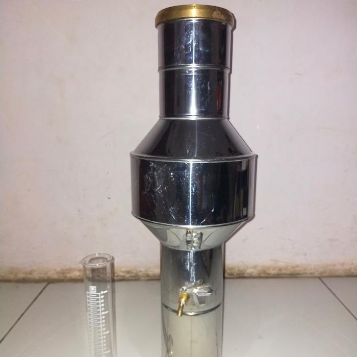 Jual rain gauge stenles / ombrometer OBS / alat ukur curah hujan - Kab ...