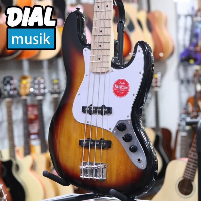 Jual Squier Affinity Jazz Bass 4 Senar 3 Tone Burts - Jazz Bass / 3TS ...