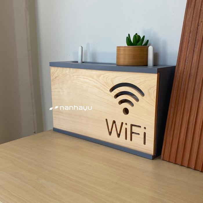 Promo Rak Router Wifi Set Top Box Dan Penutup Colokan Listrik Dinding ...