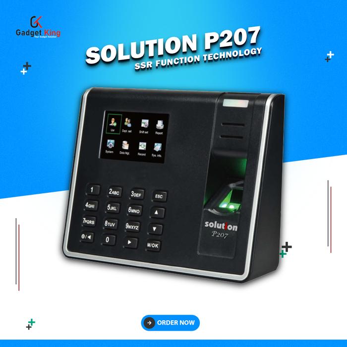 Jual Solution P207 Fingerprint Mesin Absensi Alat Absen Sidik Jari ...