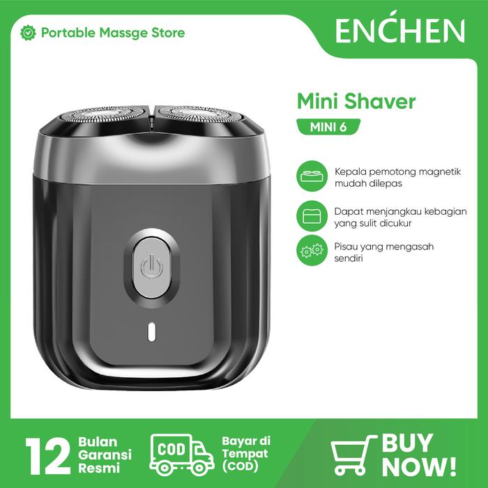 Jual ENCHEN Mini 6 Portable Shaver Alat Cukur Jenggot Elektrik ...