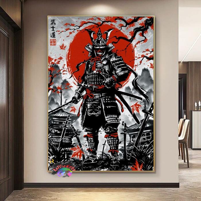 Jual Lukisan Tangan Modern Japanesse Wall Art 100x150 + Frame - Kab ...
