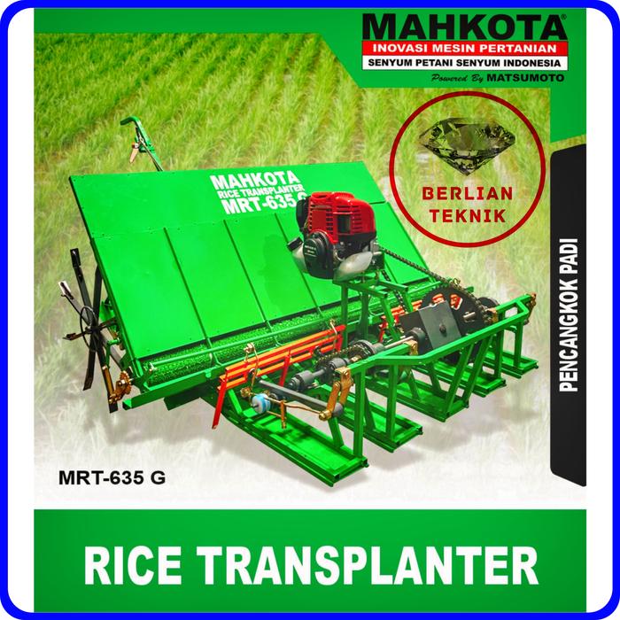 Jual Rice Transplanter Tanam Padi Mahkota MRT 635 G - Jakarta Barat ...
