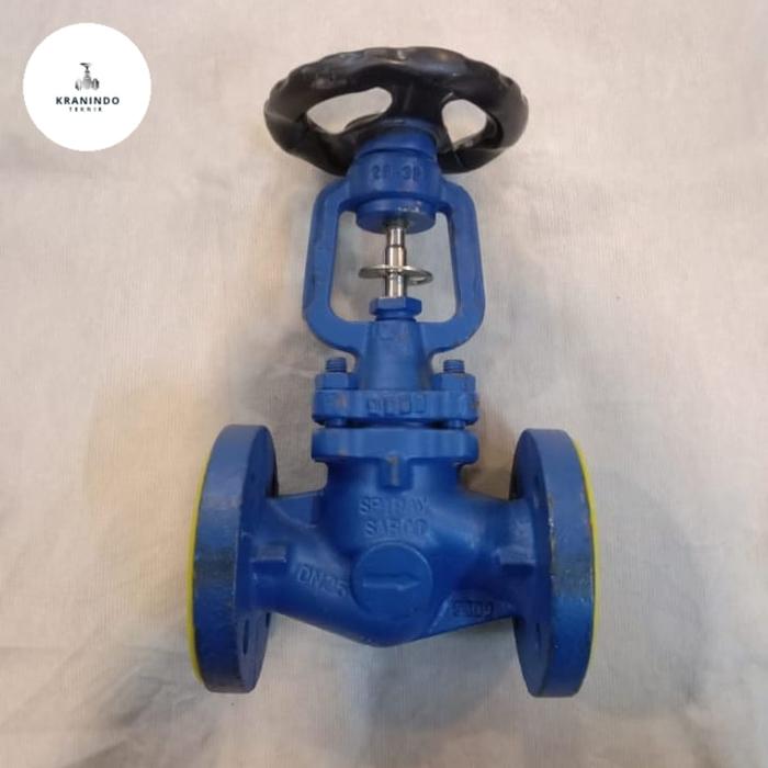 Jual Globe Valve Steam Spirax Sarco 1" Inchi Flange PN 16 / Globe Valve Steam PN 16 Spirax Sarco ...