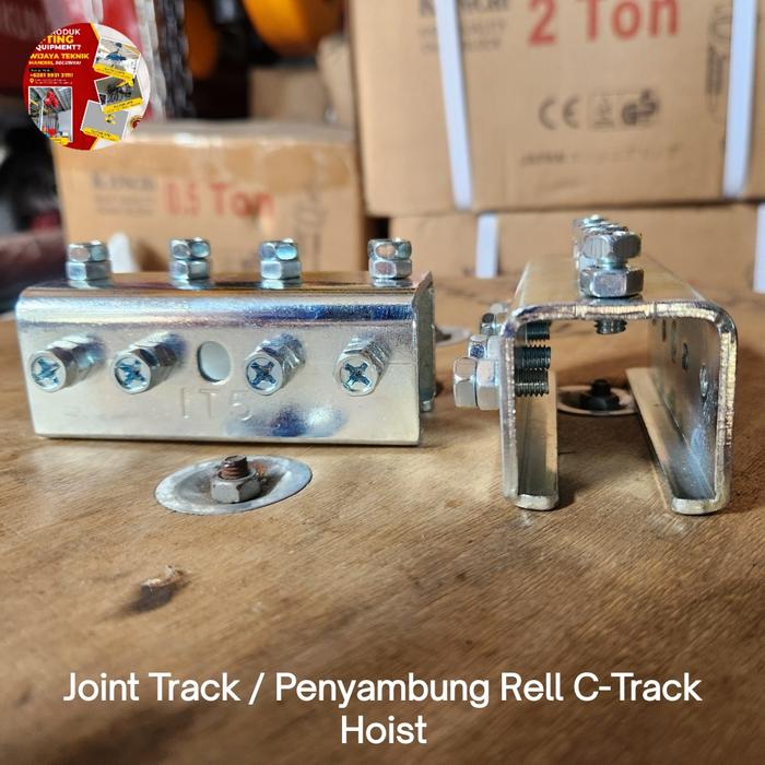 Jual Joint C-Track Sambungan C-Track Cable Trolley 30 x 32 - Kota ...