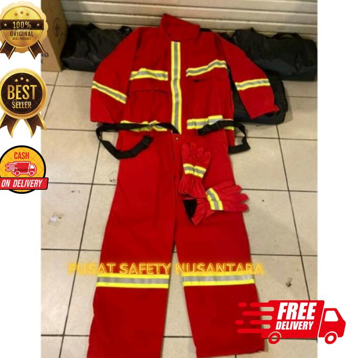Jual Baju Safety PEMADAM KEBAKARAN / Baju DAMKAR / Seragam Pelindung ...