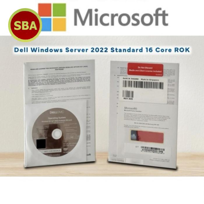 Jual Dell Windows Server 2022 Standard Rok 16 Core Std 16core Original