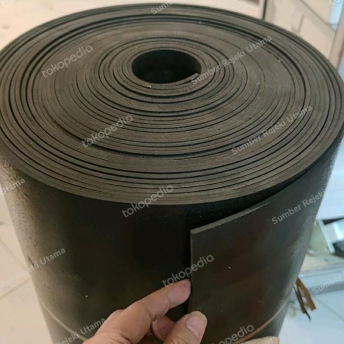 Jual Karet Sheet Hitam ( Rubber Sheet Hitam Lembaran ) 6mm x 120cm x ...