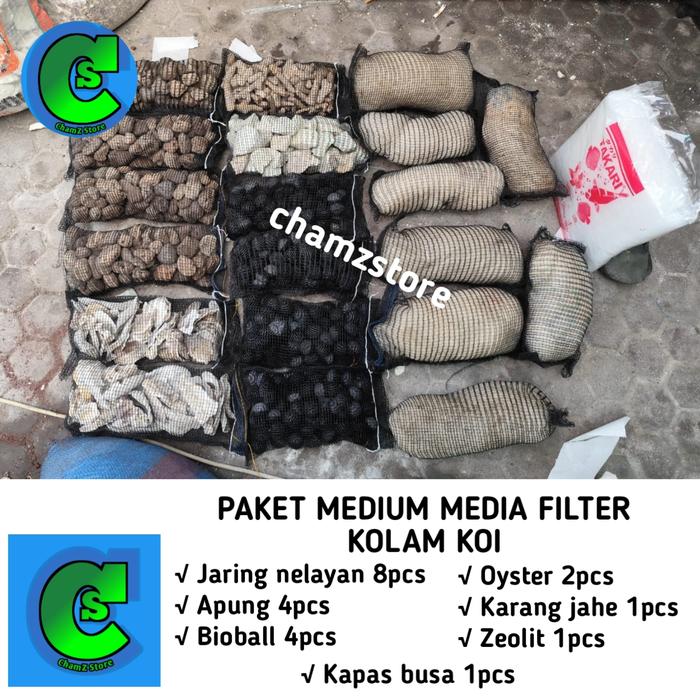 Promo paket medium media filter kolam koi siap pakai / medium paket media filter kolam koi ...