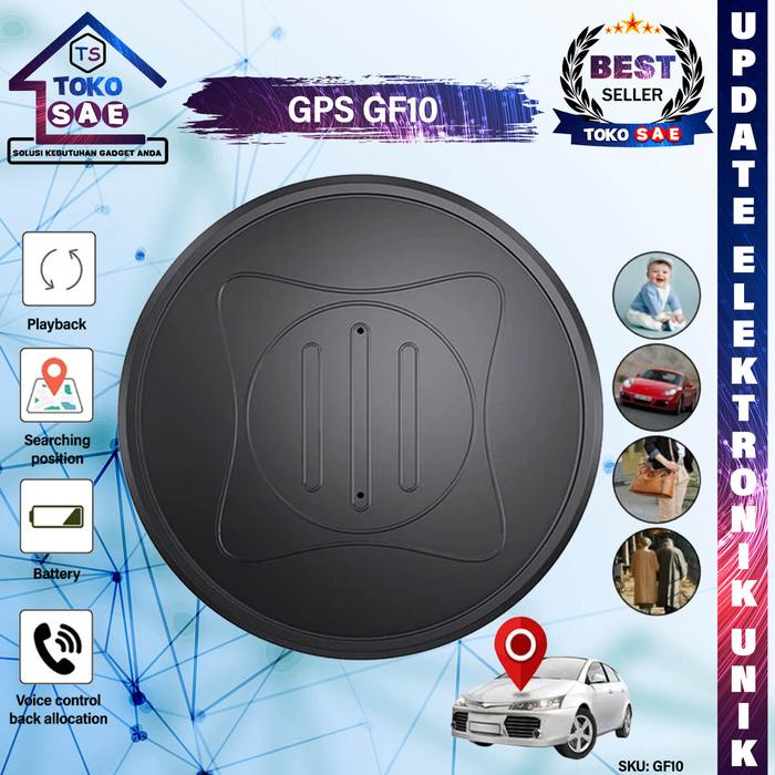 Promo GF10 Mini GPS Tracker Car Mobil Motor Pelacak Pemantau Montoring ...