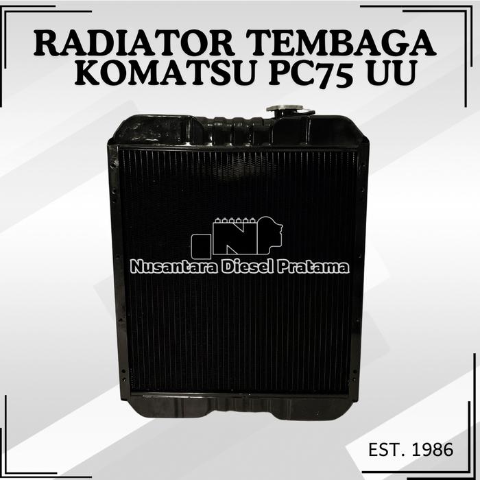 Jual Radiator Tembaga Komatsu PC75 UU / PC.75 UU / PC-75 UU / TEMBAGA ...