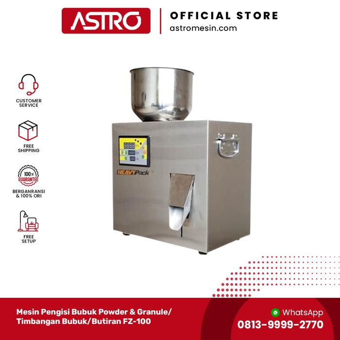 Jual Mesin Pengisi Bubuk Powder Granule Atau Mesin Weigher FZ-100 ...